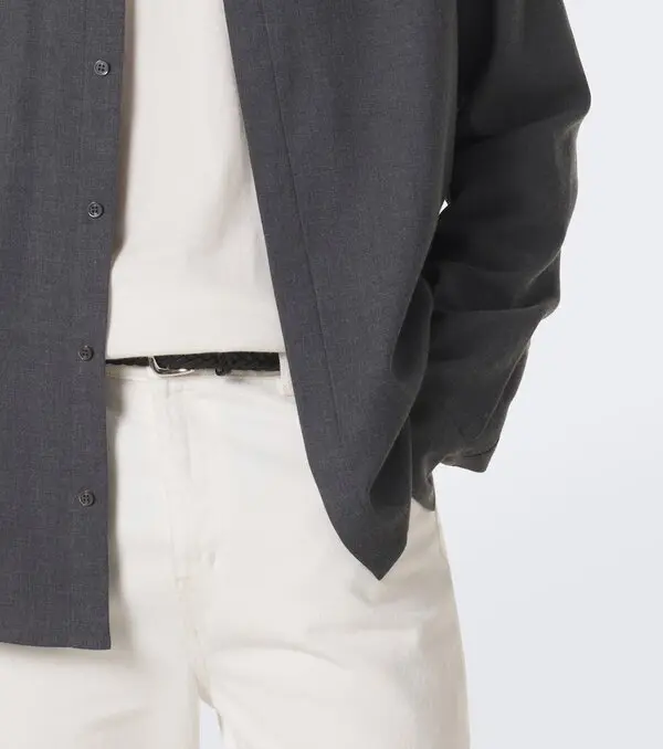 Gabriela Hearst Abbe Cotton And Cashmere Shirt