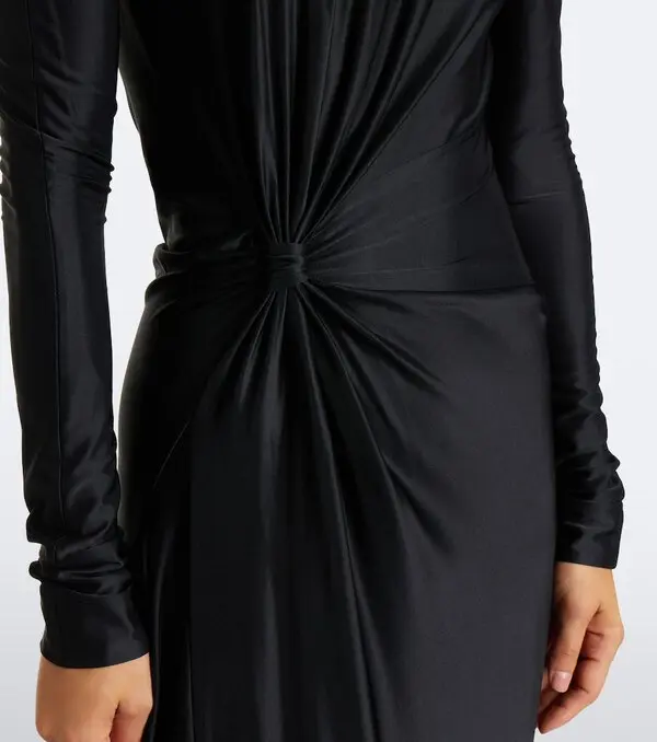 Victoria Beckham Florence Gathered Jersey Gown
