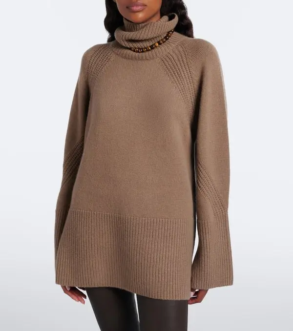 JOSEPH Loftus Oversized Cashmere Turtleneck Jumper