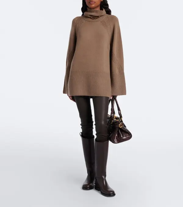 JOSEPH Loftus Oversized Cashmere Turtleneck Jumper