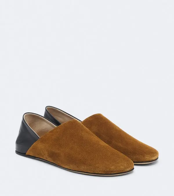 JW Anderson Suede Slip-on Shoes - Brown