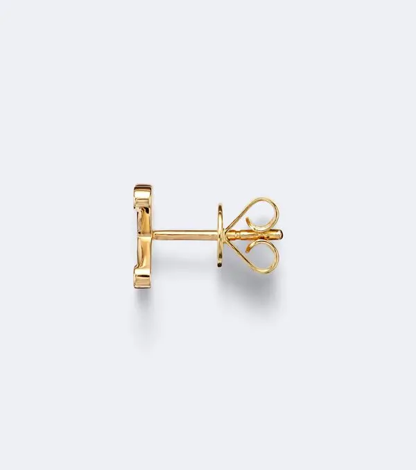 Sophie Bille Brahe Initial Petite B 18kt Single Earring With Diamonds