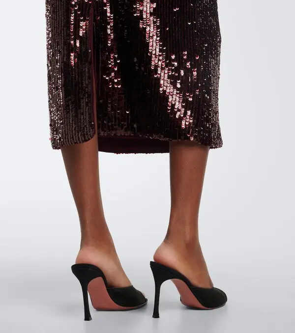 Simkhai Nikki Sequined Midi Skirt