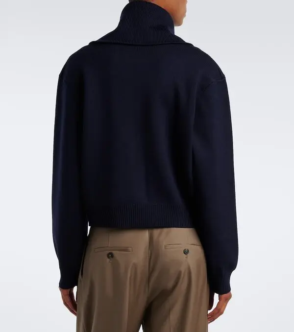 RÓHE Wool Zip-up Cardigan