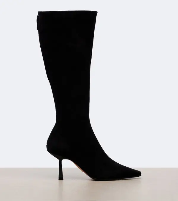 AQUAZZURA Sentier Suede Knee-high Boots