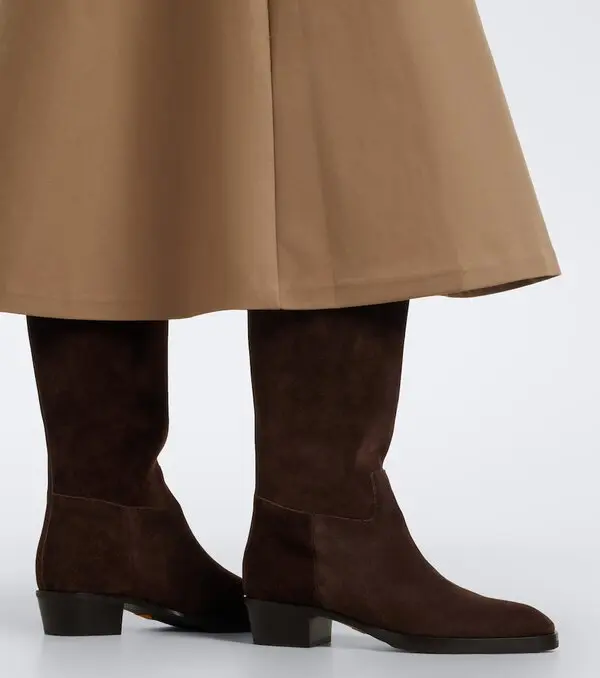 JIMMY CHOO Mave Suede Leather Knee-high Boots