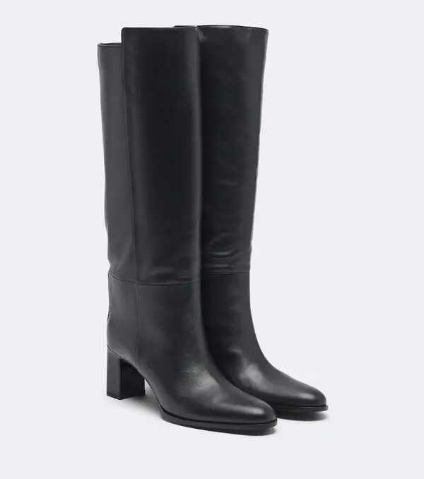 JIMMY CHOO Caly Leather Knee-high Boots