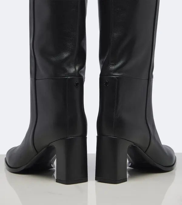 JIMMY CHOO Caly Leather Knee-high Boots