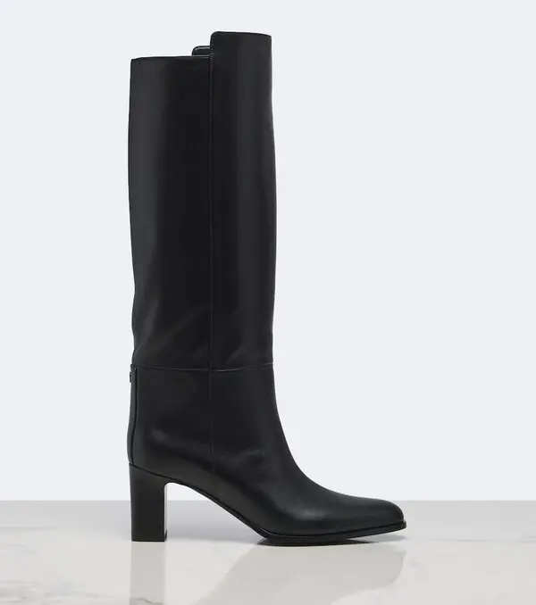 JIMMY CHOO Caly Leather Knee-high Boots