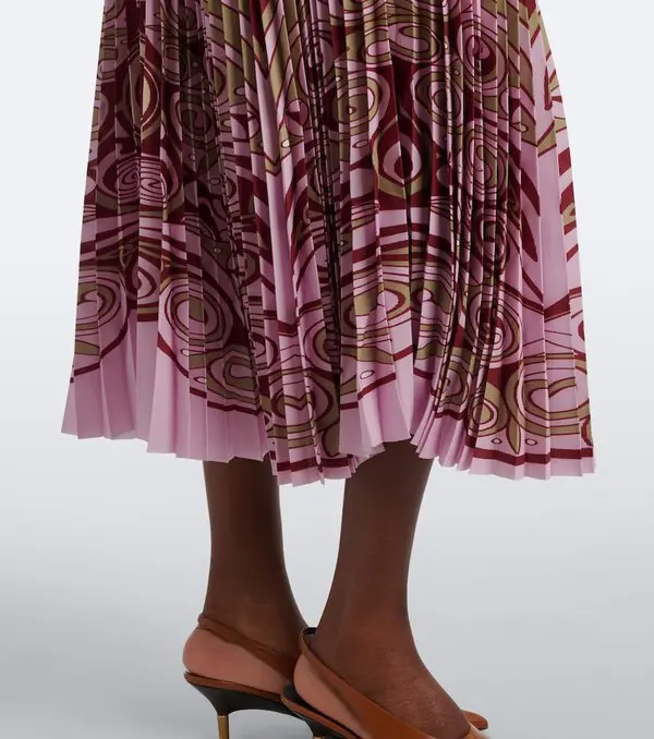 La DoubleJ Kells Pleated Turtleneck Maxi Dress