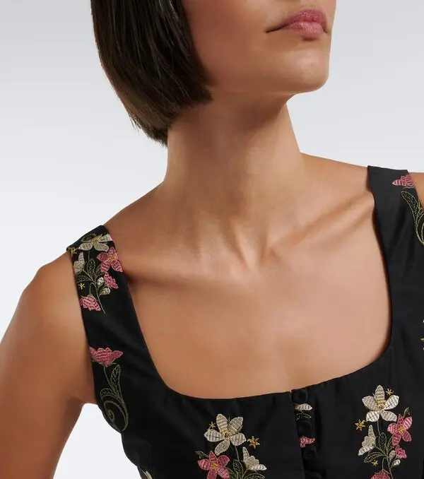 Agua Bendita Eslabón Cotton Poplin Top
