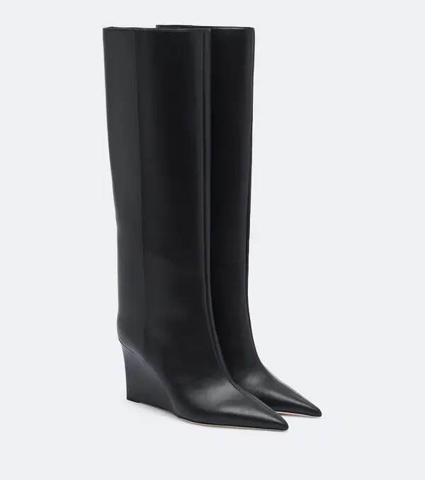 JIMMY CHOO Blake Leather Knee-high Boots