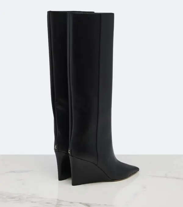 JIMMY CHOO Blake Leather Knee-high Boots