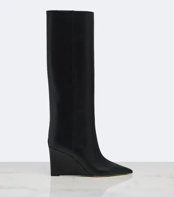 JIMMY CHOO Blake Leather Knee-high Boots