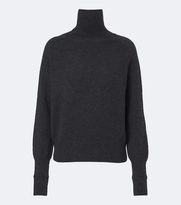 Victoria Beckham Marie Wool Turtleneck Sweater - Grey