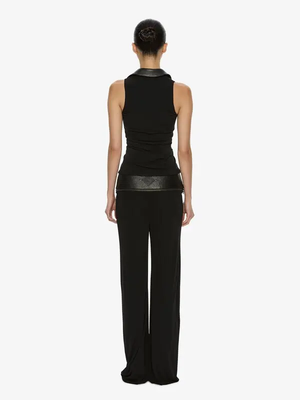 Christopher Esber Auto Upholstered Leather Trouser