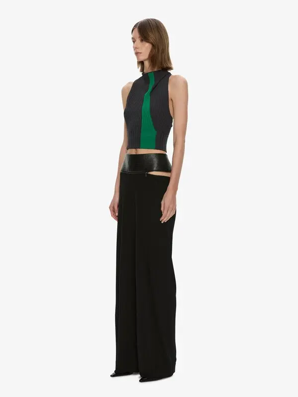 Christopher Esber Auto Upholstered Leather Trouser