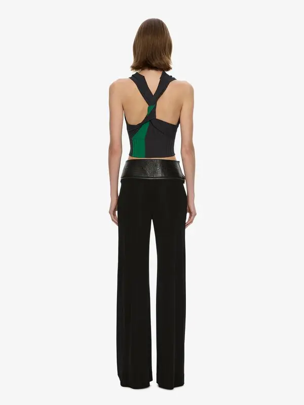 Christopher Esber Auto Upholstered Leather Trouser