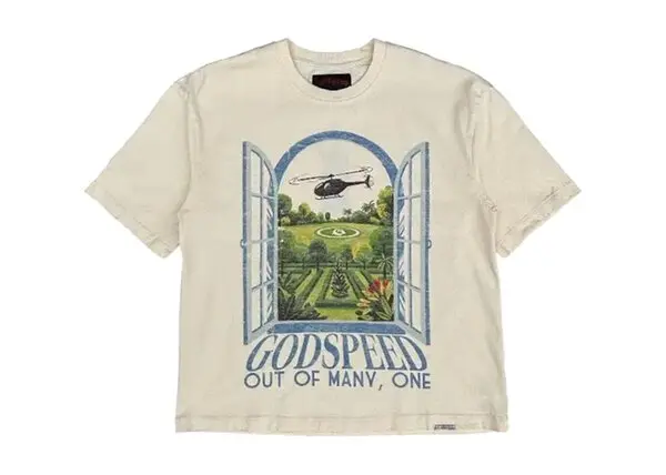 GODSPEED Helipad Dreams T-shirt - Bone