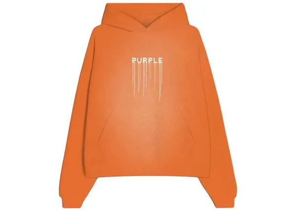 PURPLE BRAND Trademark Hoodie - Orange