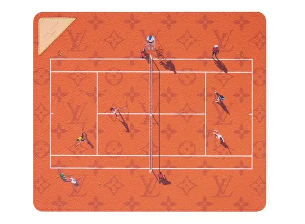 LOUIS VUITTON Monogram Heritage Gaston Mouse Pad - Orange