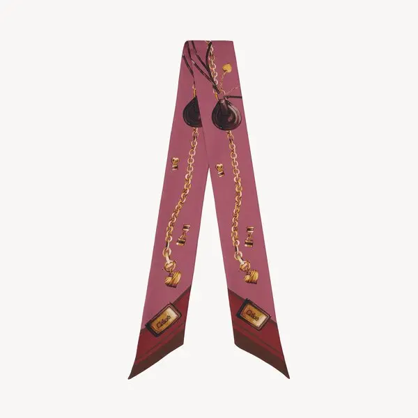 Chloé The Paddington Bandeau Scarf In Twill