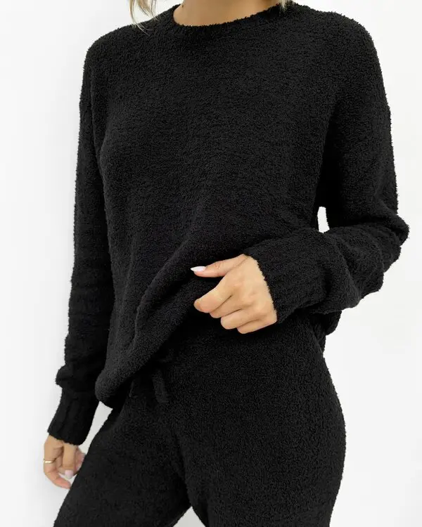 Splendid Fuzzy Sweater Pj Set