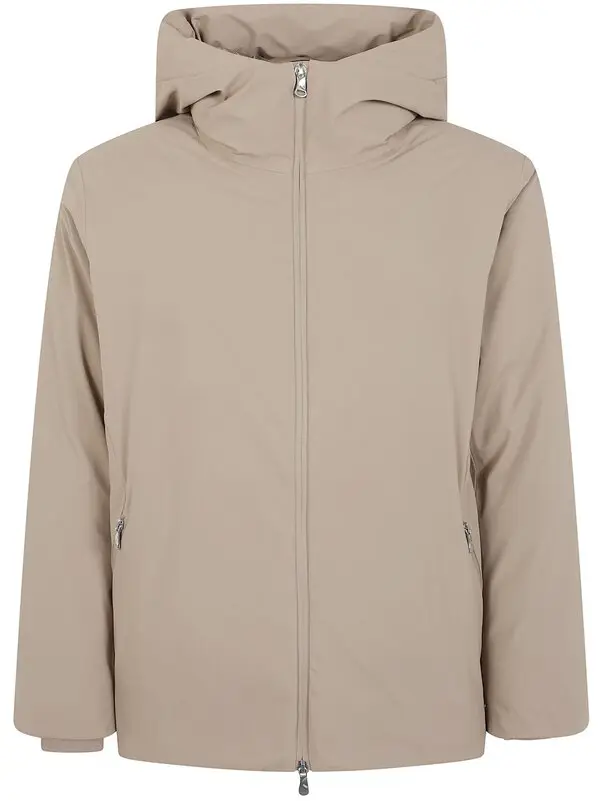 Rains Jacket Hooded "sarna W4t3 Puffer - Beige