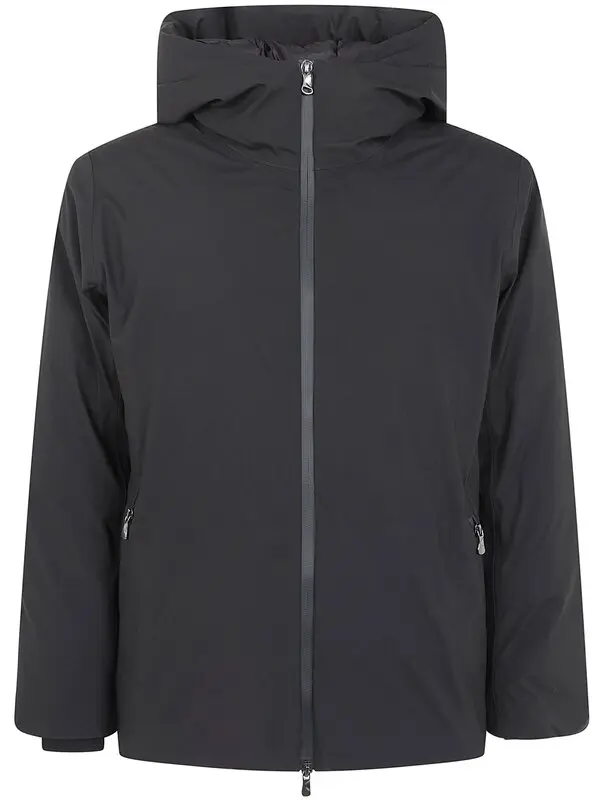 Rains Jacket Hooded "sarna W4t3 Puffer - Black