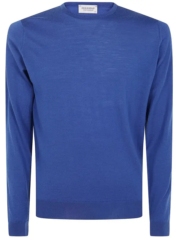 John Smedley Sweater Long Sleeve "lundy - Blue