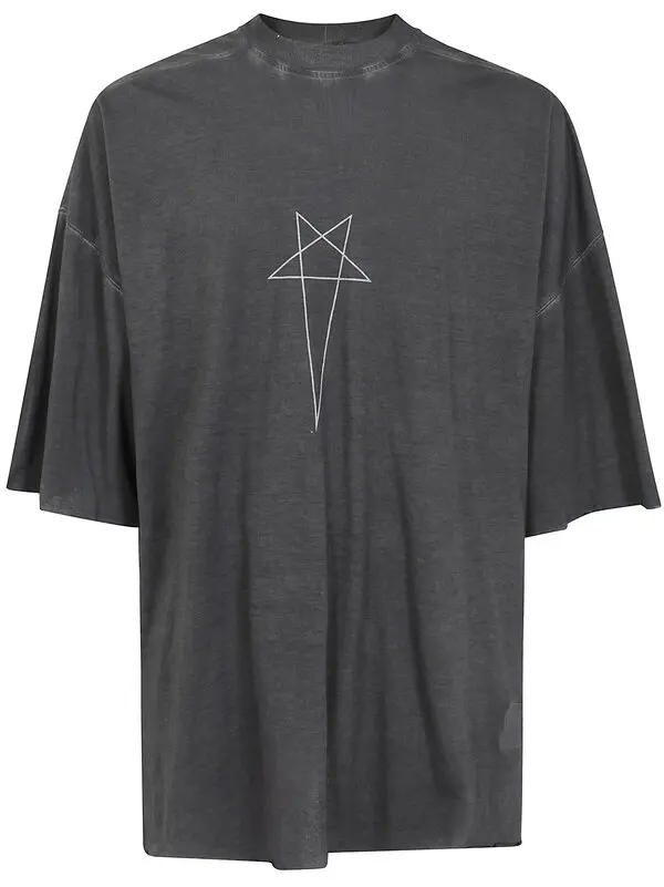 Rick Owens T-shirt Faded "tommy - Black