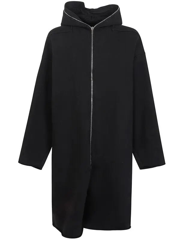 Rick Owens Coat Fleece "gimp Wide Mac