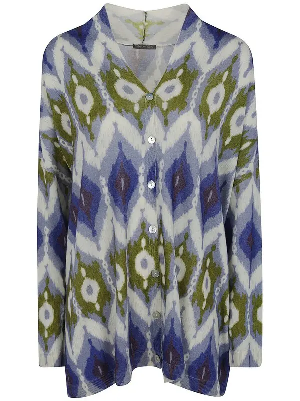 IN BED WITH YOU Sweater Abstract Print "zb07 130