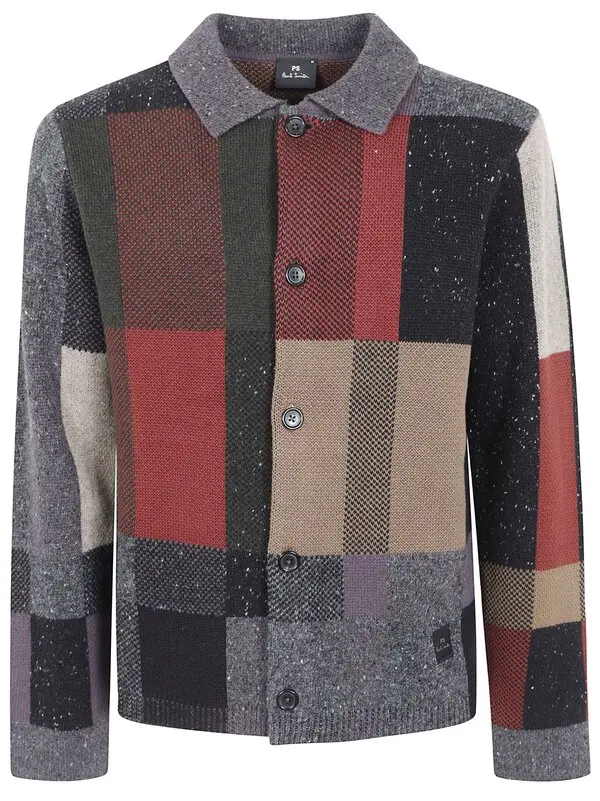 Paul Smith Sweater Patchwork "m2r. A061.w22838 78 - Black