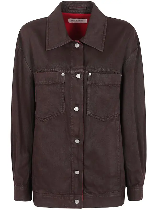 Dries Van Noten Jacket Denim "veca - Red