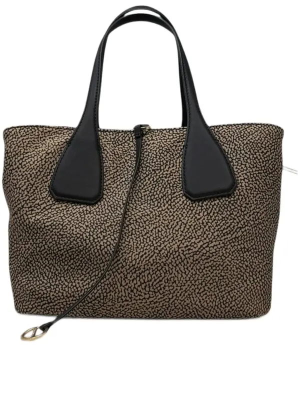 Borbonese Bowling Bag M - Brown