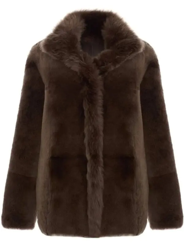 BIGARDINI Synthetic Fur Coat - Brown