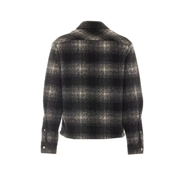 Moncler Checked Jersey Zip Jacket