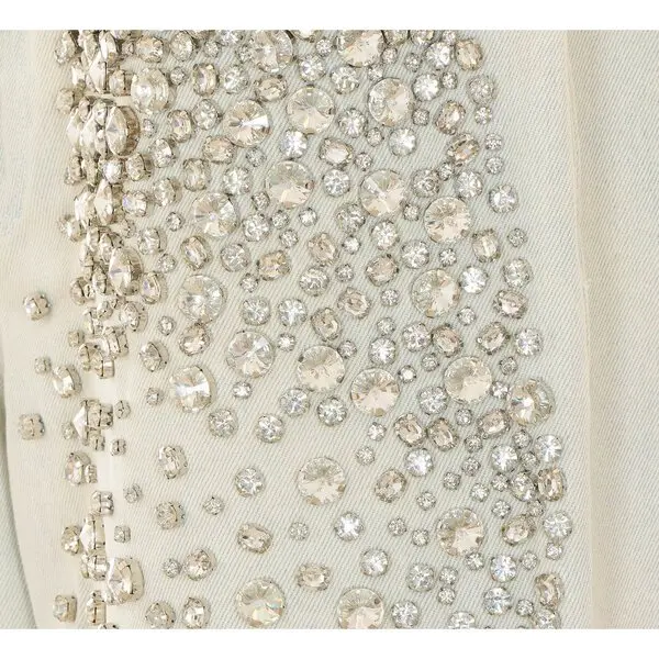 GOLDEN GOOSE Cabochon Crystals Jeans