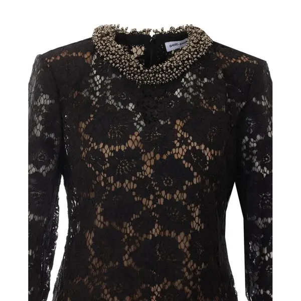 SELF-PORTRAIT Mini Lace Dress