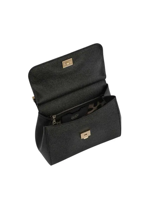 Dolce & Gabbana Large Sicily Tote Bag - Black