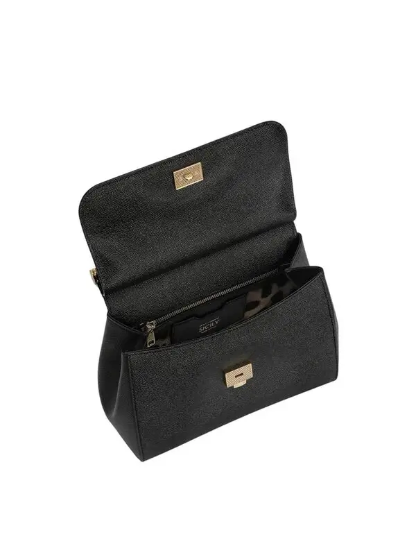 Dolce & Gabbana Large Sicily Tote Bag - Black