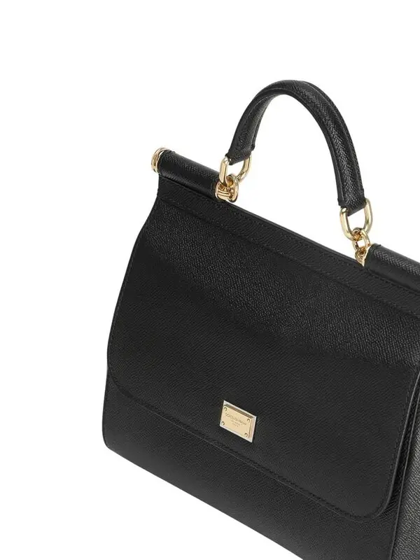 Dolce & Gabbana Large Sicily Tote Bag - Black
