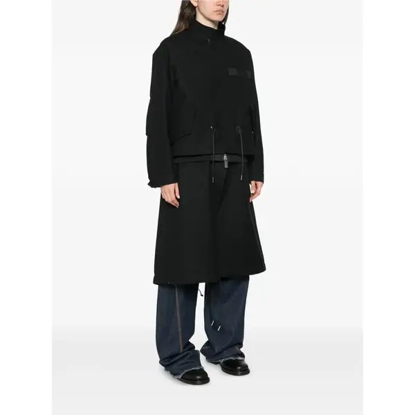 Sacai Military Coat - Black