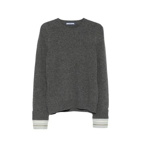 Prada Grey Knitwear Jumpers - Gray