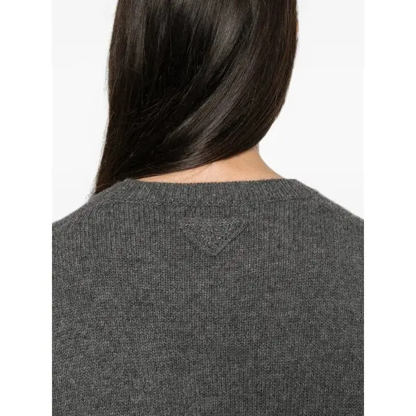 Prada Grey Knitwear Jumpers