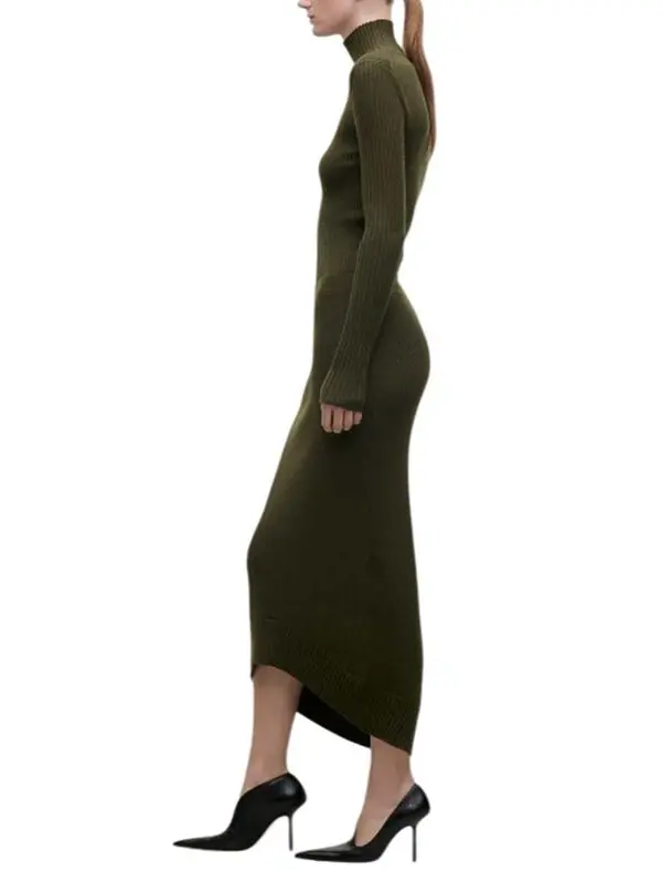 Victoria Beckham High-neck Sweater - Green