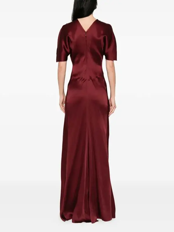 Victoria Beckham Ruched Maxi Dress