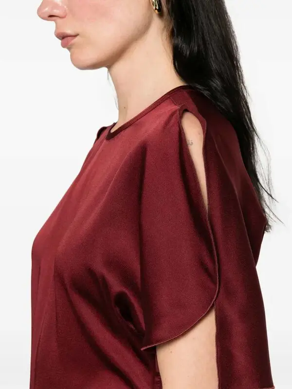 Victoria Beckham Ruched Maxi Dress