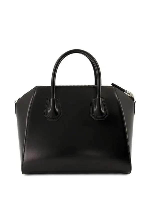 Givenchy Small Antigona Handbag In Leather - Black